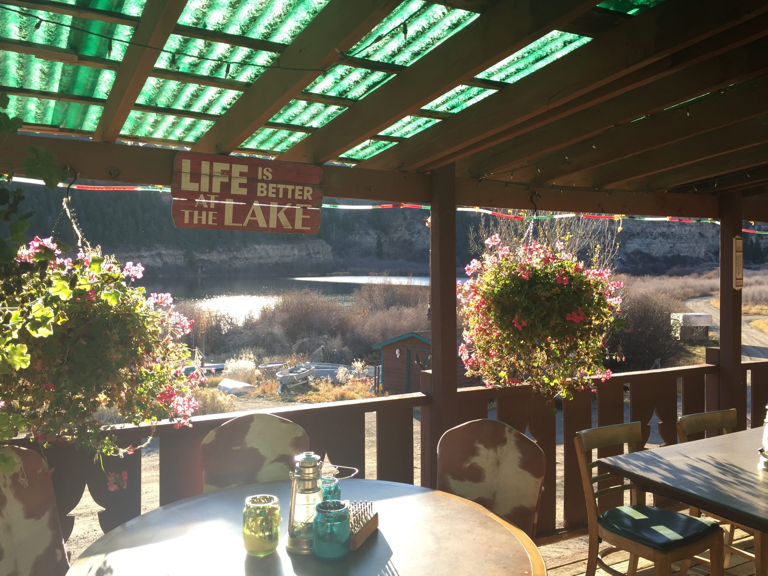 Diamond Jack's Restaurant at Sweetwater Lake | A. J. Brink Outfitters